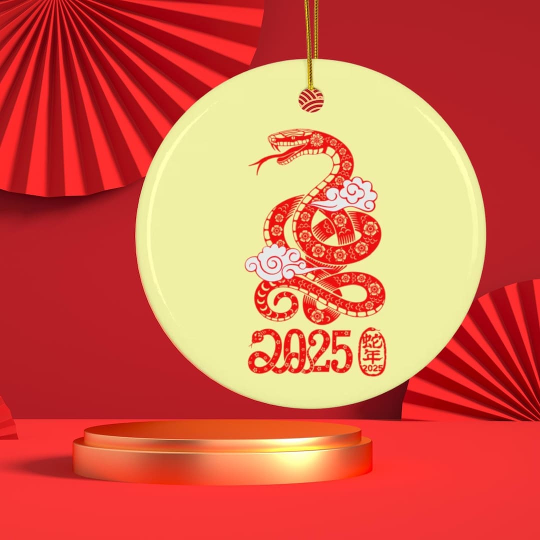 Snake Ornament, Lunar New Year 2025 Gift, Year of the Snake, Chinese ...