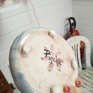 Ceramic Plate With Abstract Woman Portrait – Food Safe Pottery, Wall ...