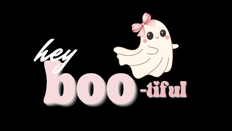 Hey Boo-tiful PNG SVG - Etsy