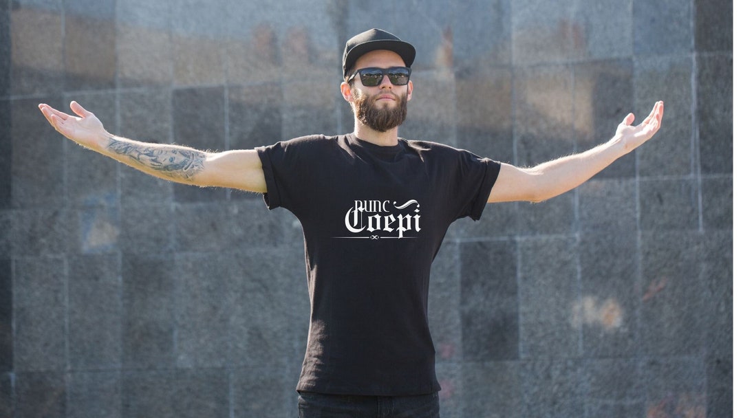 Nunc Coepi - Now I Begin Men's Shirt PNG, Live for the Moment - Etsy