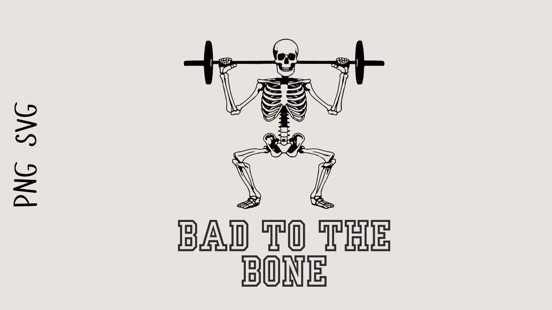 Halloween Skeleton Workout PNG SVG - Etsy