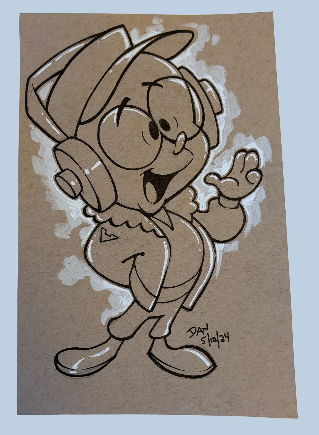 Buzzy From Cranium Command - Original Sketch - Etsy