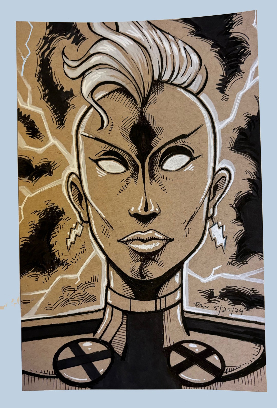 Storm - Original Pen and Ink Sketch - Etsy