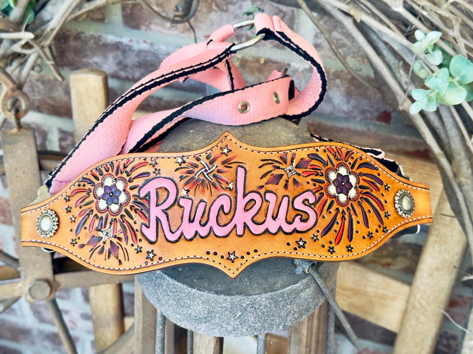 CUSTOM NOSEBAND HALTERS photos of Previously Made Halters for Example ...