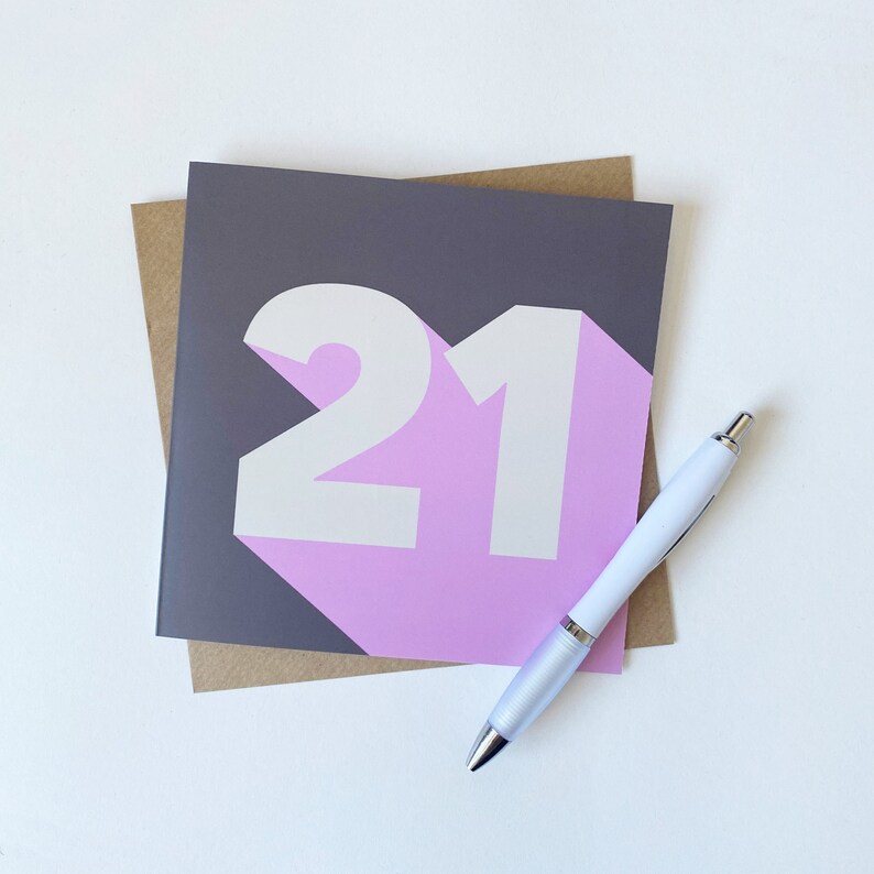 21st Birthday Card Girl 21st Birthday Card 21 Today Card - Etsy