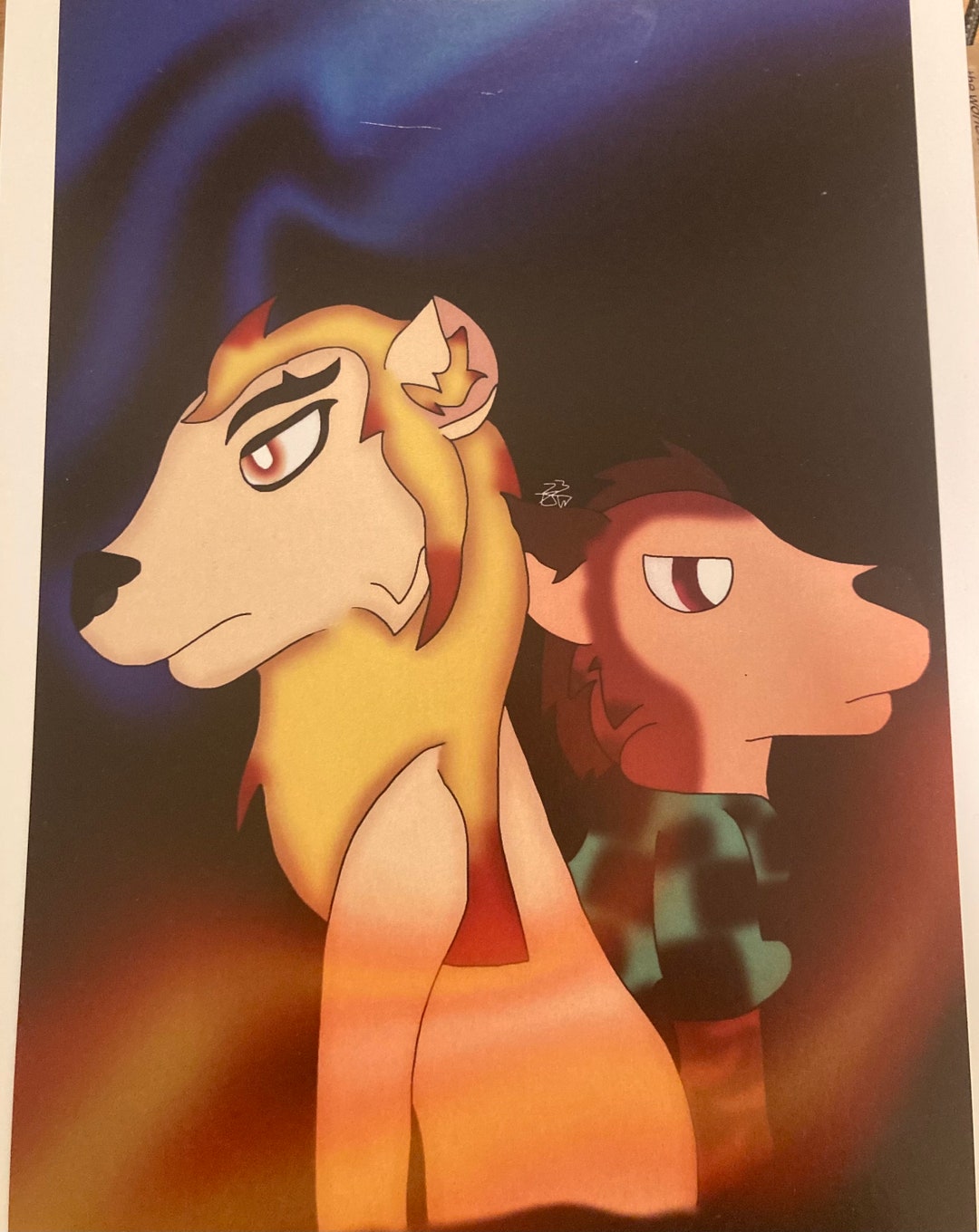 Tanjiro and Rengoku Print - Etsy