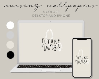 FUTURE NURSE Wallpaper, Desktop and Laptop Neutral Wallpapers, Nursing ...
