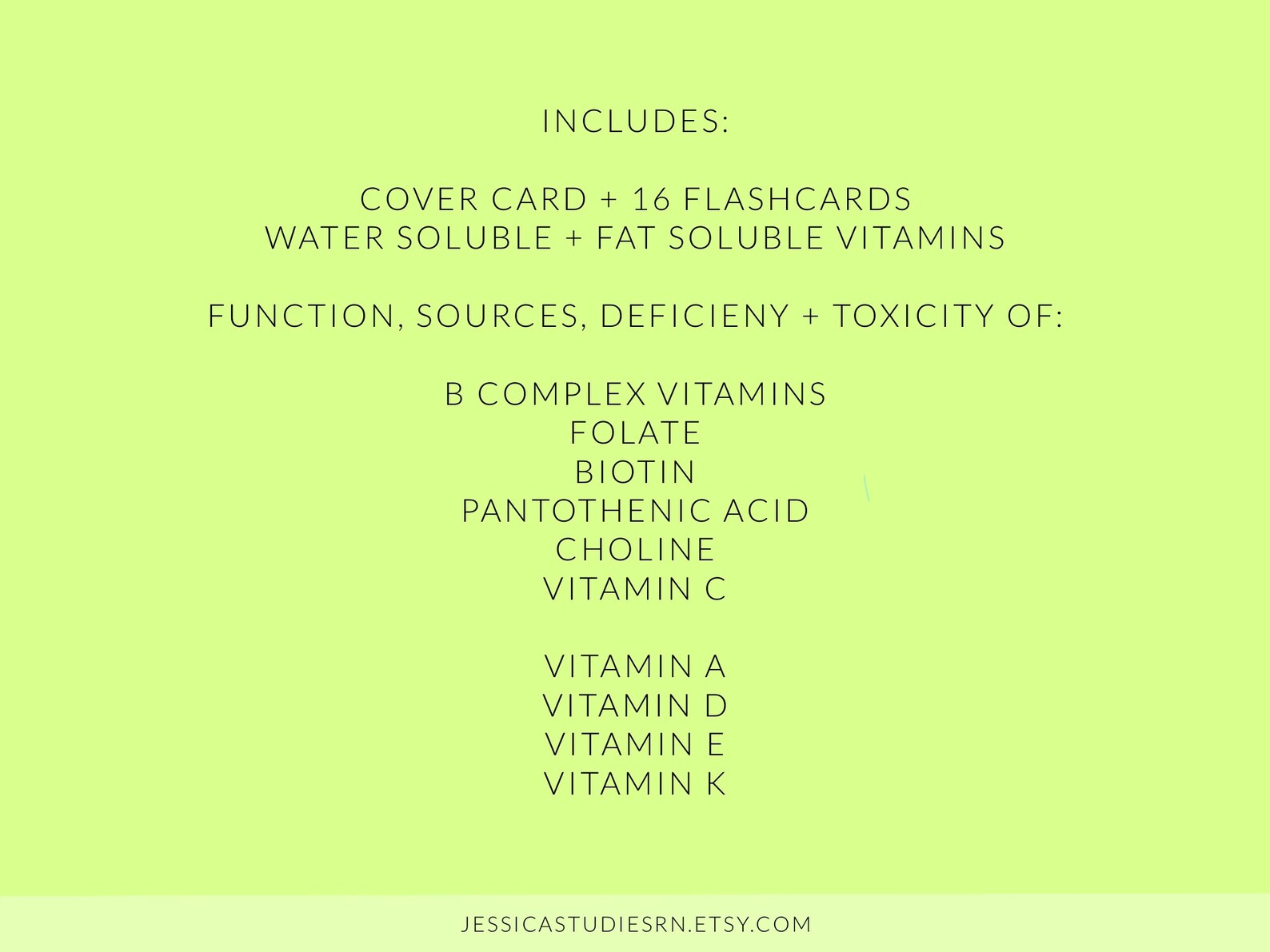 VITAMINS Printable Flashcards | Nutrition | Nursing School Notes ...