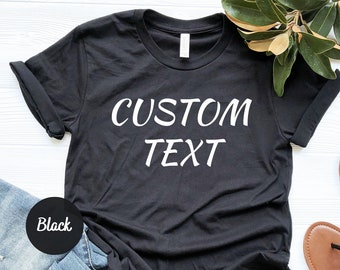Custom Text Shirts, New Year Custom Shirt, Customized Tshirt, Custom T ...