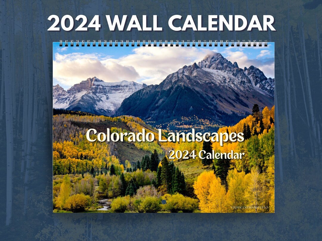 2024 Colorado Landscapes Wall Calendar, Monthly Wall Calendar, Mountain ...