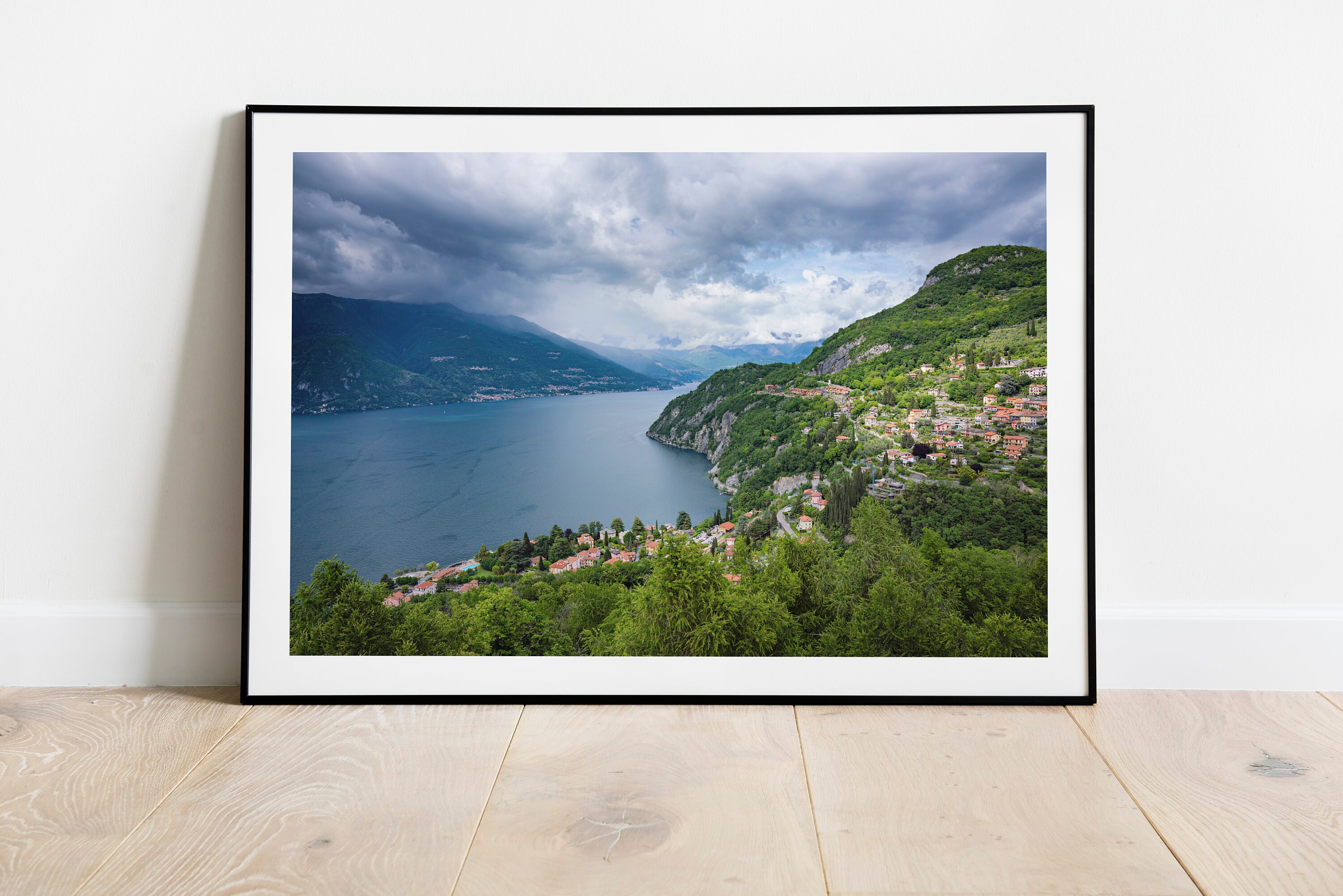Lake Como Print, European Mountain Lake Print, Italy Photography, Como ...