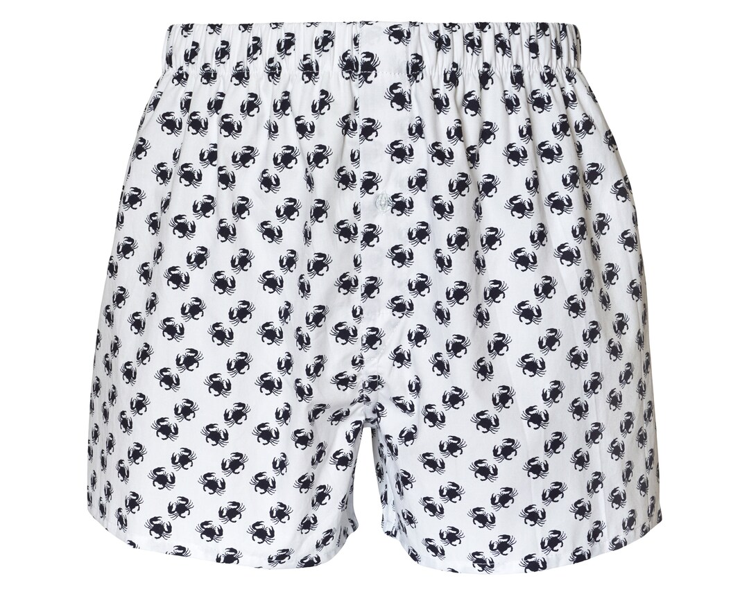 Marine Crabs Boxers - Summery Seaside Boxer Shorts - Etsy