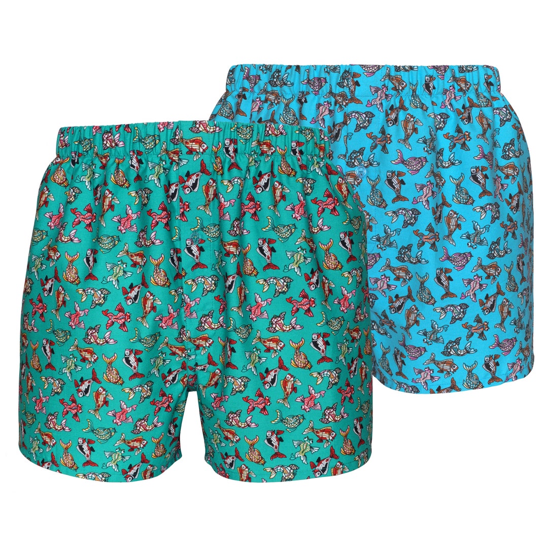 Koi Carp Boxers - Exotic Fish Boxer Shorts - Etsy