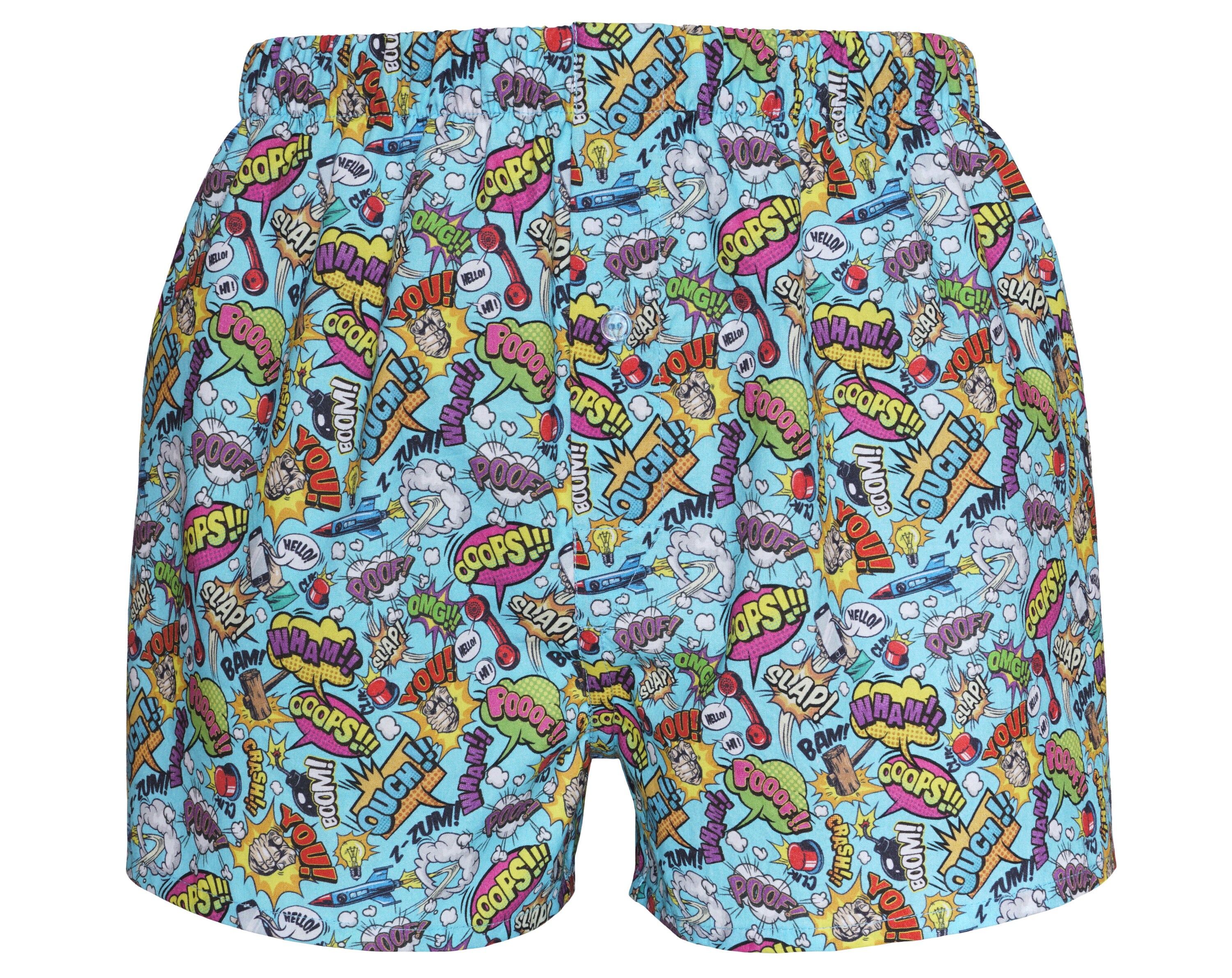 Cartoon Boxer Shorts - Comic Strip Boxers Wham Bam Oops - Etsy UK