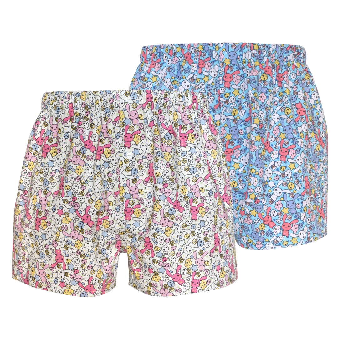 Kawaii Bunnies Boxers - Bunny Rabbit Boxer Shorts - Etsy
