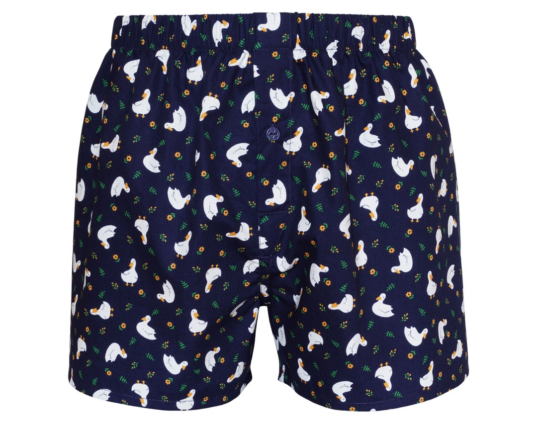 White Duck Boxer Shorts - Farmyard Animal Boxers - Etsy