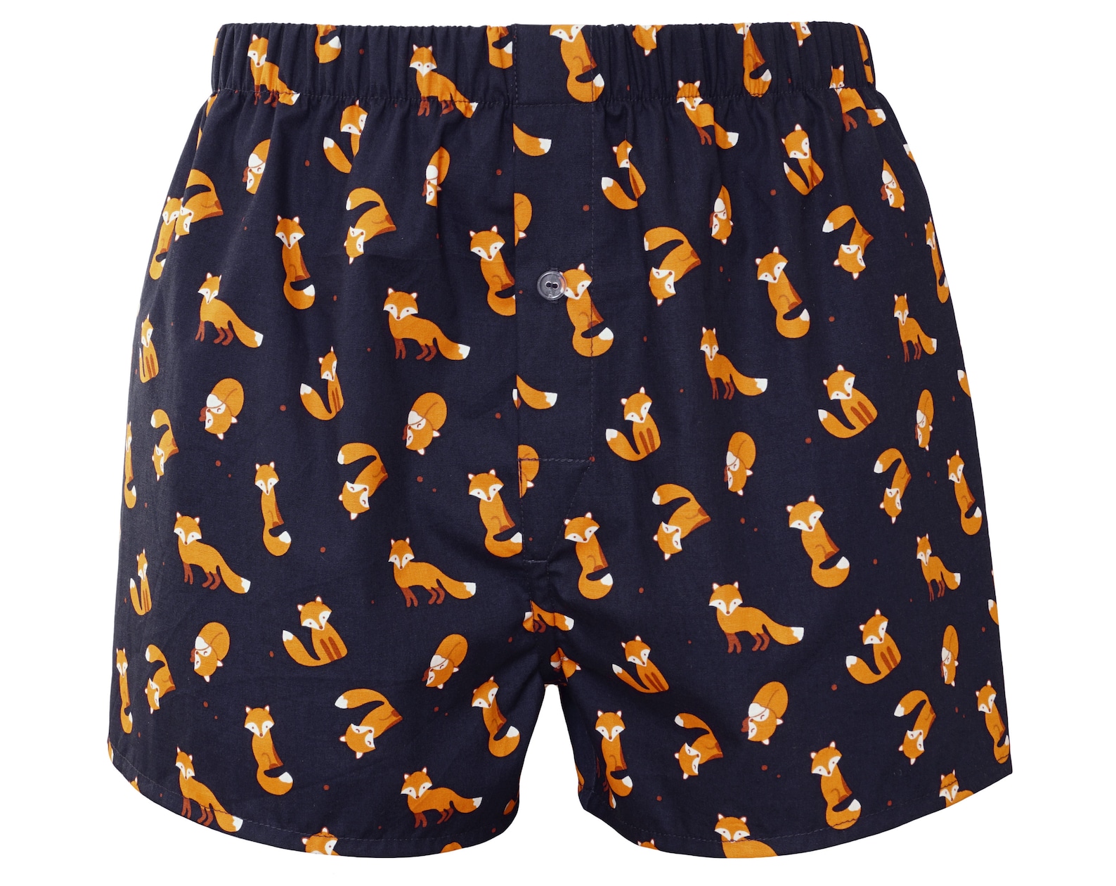 The Night Fox Boxers - Dark Blue or Black Boxer Shorts - Etsy