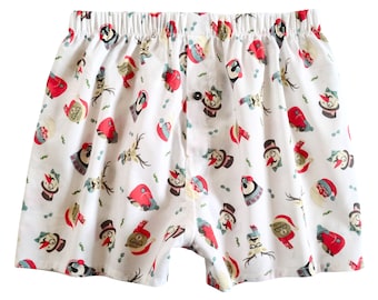 Festive Garland Boxers - Christmas Boxer Shorts - Etsy UK