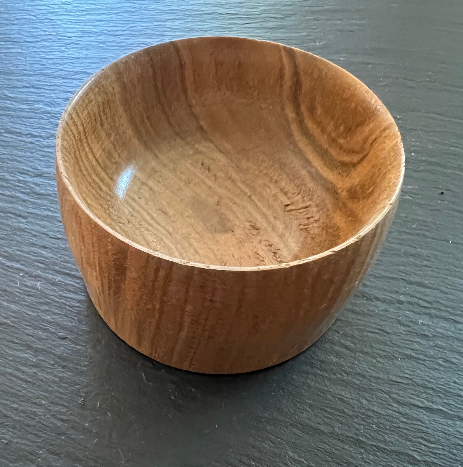 Small Hand Turned Maple Bowl. Signed by Artist on the Base. Perfect ...