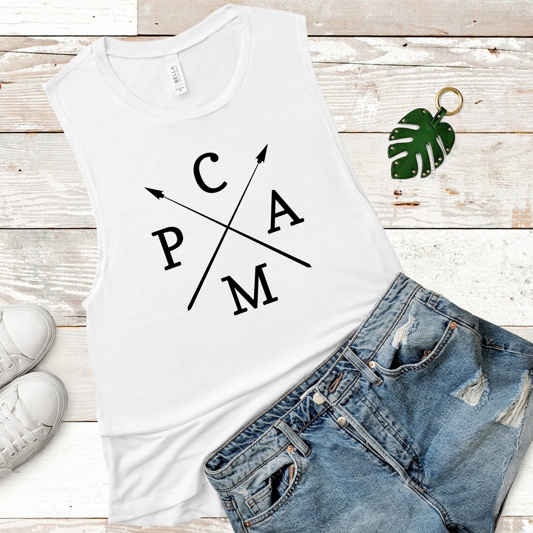 Camp Tank | Muscle Tank | Casual Summer Tank | Camping | Arrows Tank - Etsy