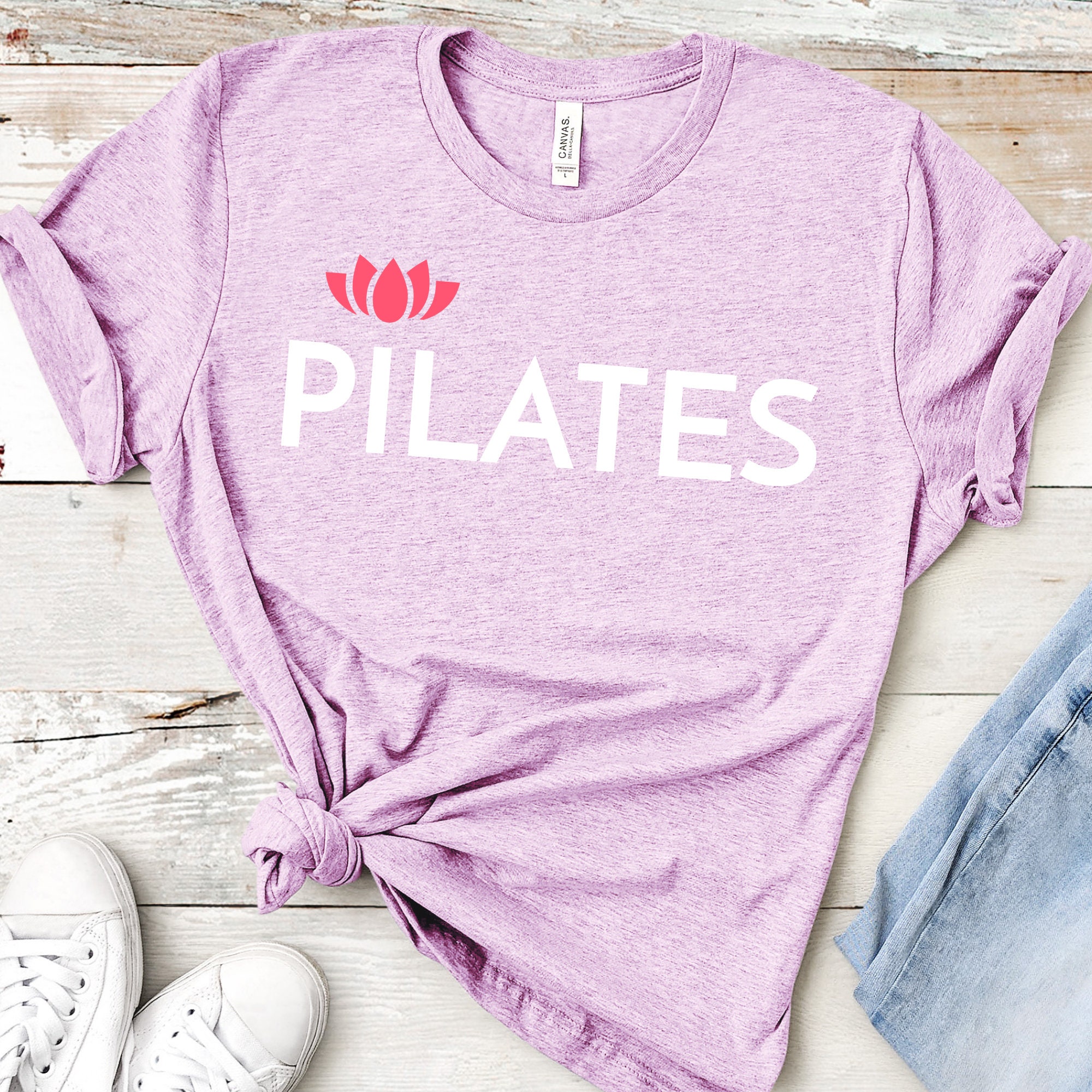Pilates T-shirt Gym Shirt Casual Training Shirt Health and Fitness - Etsy