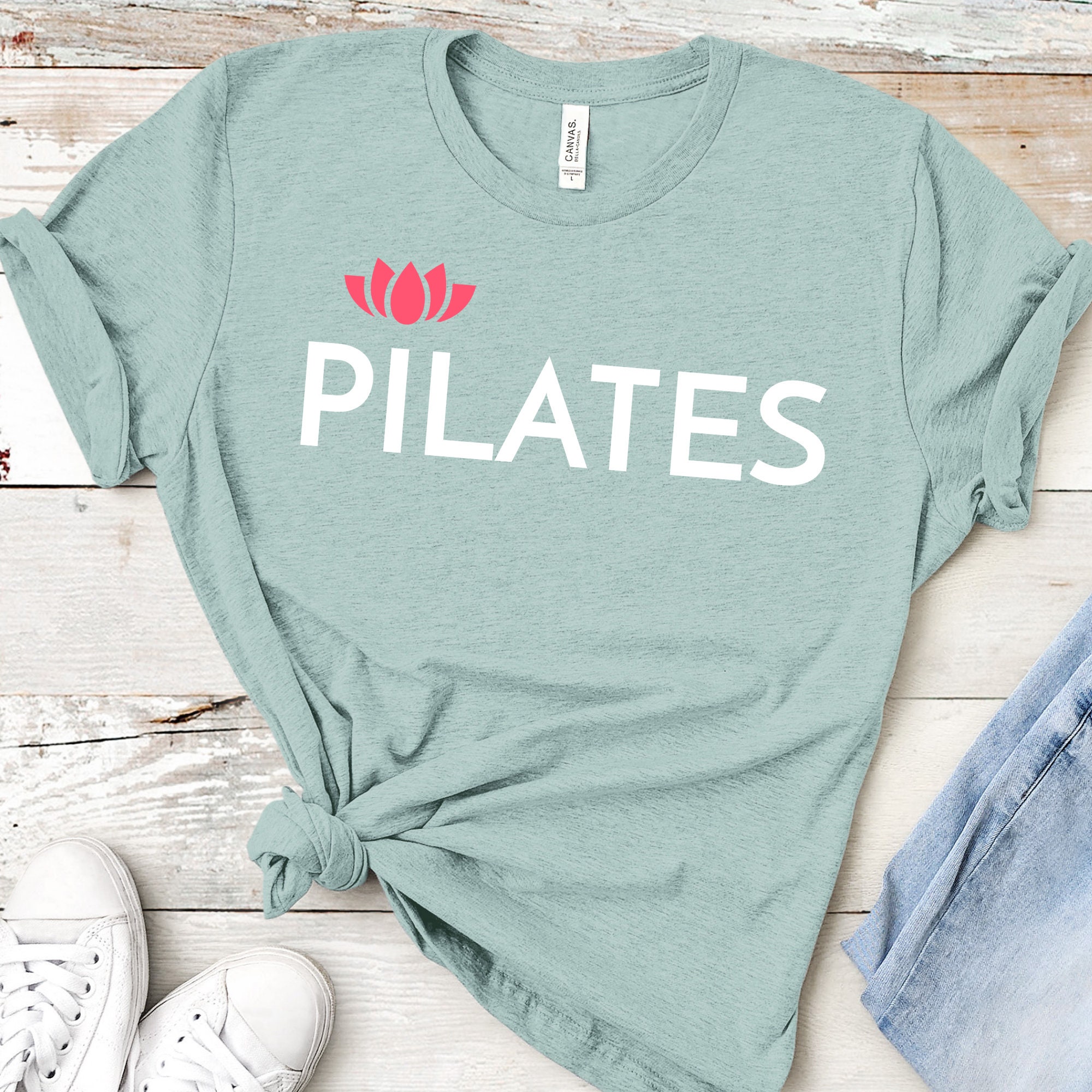 Pilates T-shirt Gym Shirt Casual Training Shirt Health and Fitness - Etsy