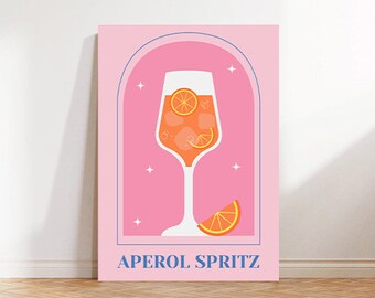Aperol Spritz Retro Poster - Etsy