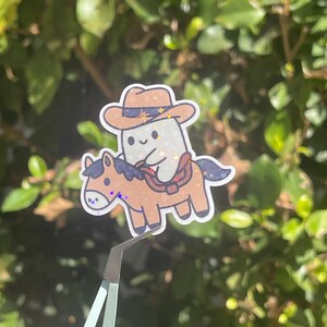 Cowboy Ghost Sticker Pack, Sticker Bundle, Halloween Cute Ghost ...