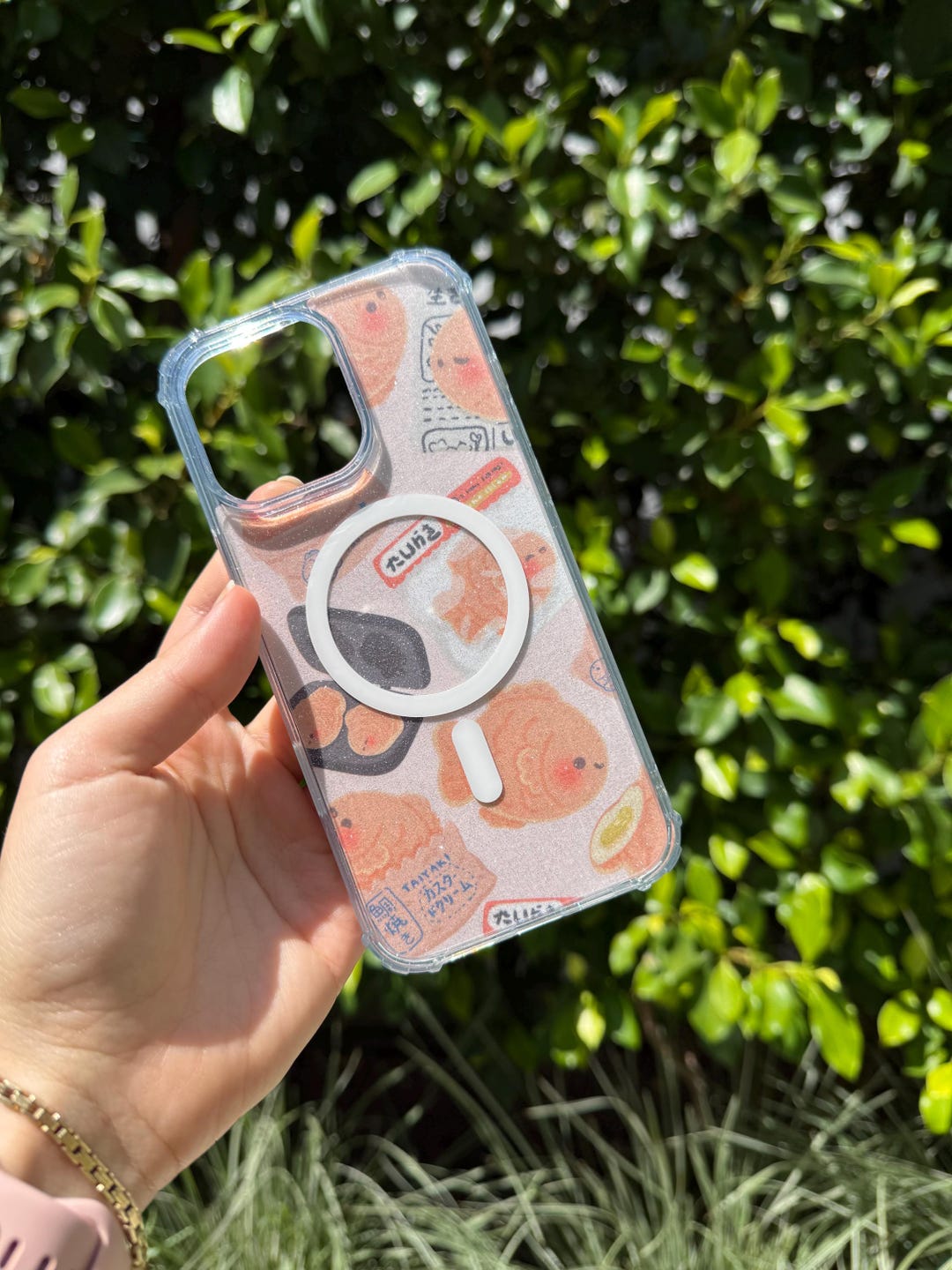 Phone Case Insert – Cute Japanese Taiyaki Dessert Design Clear Phone ...