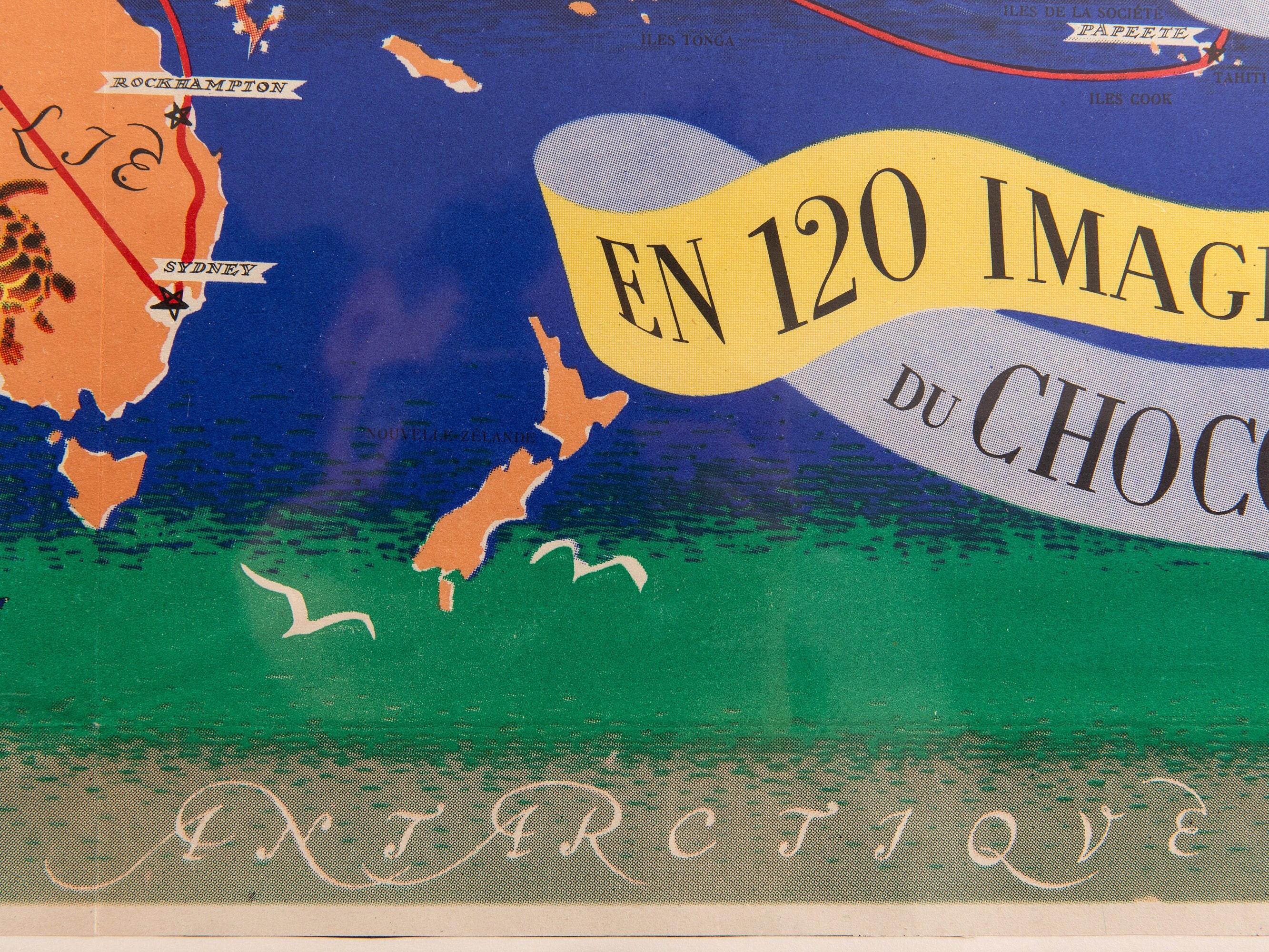 Original 1956 Pictorial World Map for Chocolat Menier by J.B. Jannot - Etsy