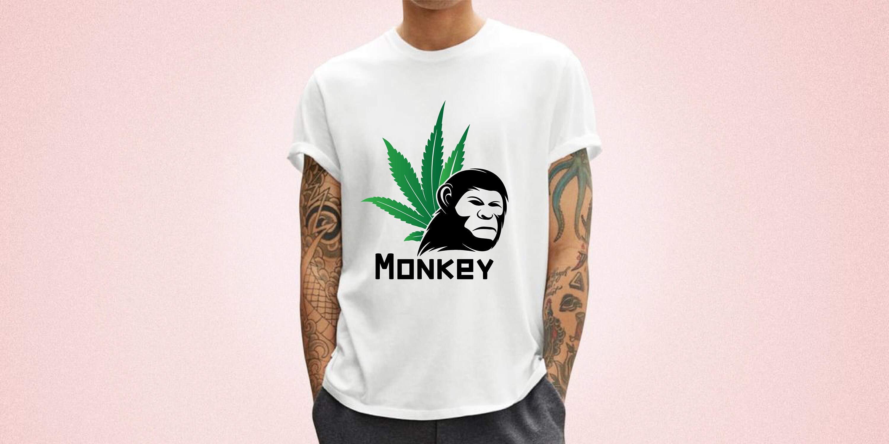 Weed Monkey Png/cannabis Vector Instant Dowonload/420/marijuanas Leaf/t ...