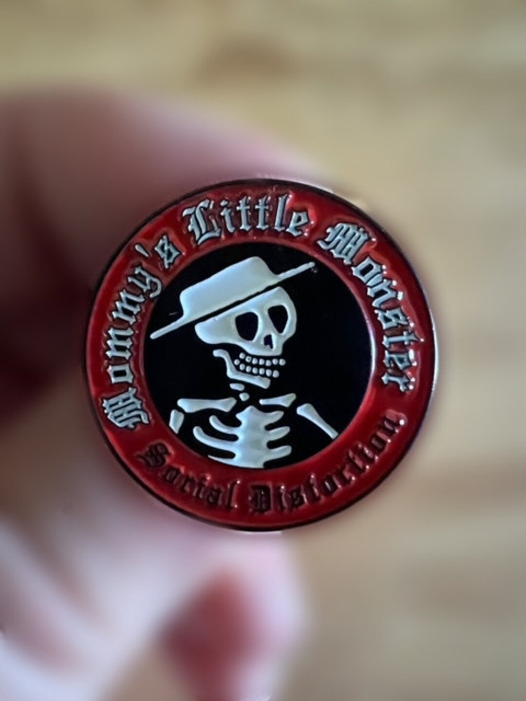 Punk Enamel Pins | Social Distortion Mommy's Little Monster (includes ...