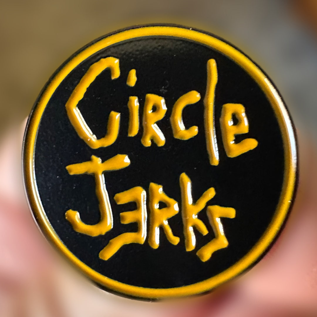 Punk Enamel Pins | Circle Jerks Logo (includes FREE Secure Padded Shipping) - Etsy