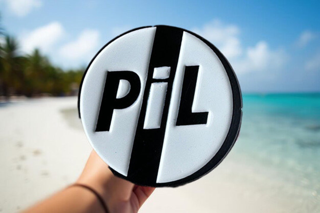 Punk Enamel Pins Pil Black & White includes FREE Secure Padded Shipping ...