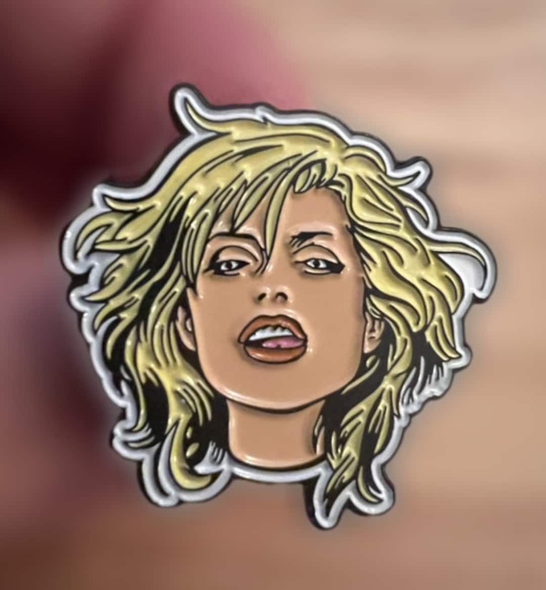 Punk Enamel Pins Debbie Harry Blondie includes FREE Secure Padded ...