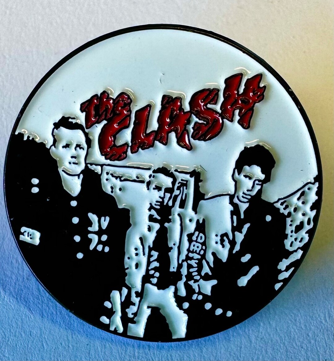 Punk Enamel Pins | the Clash (includes FREE Secure Padded Shipping) - Etsy