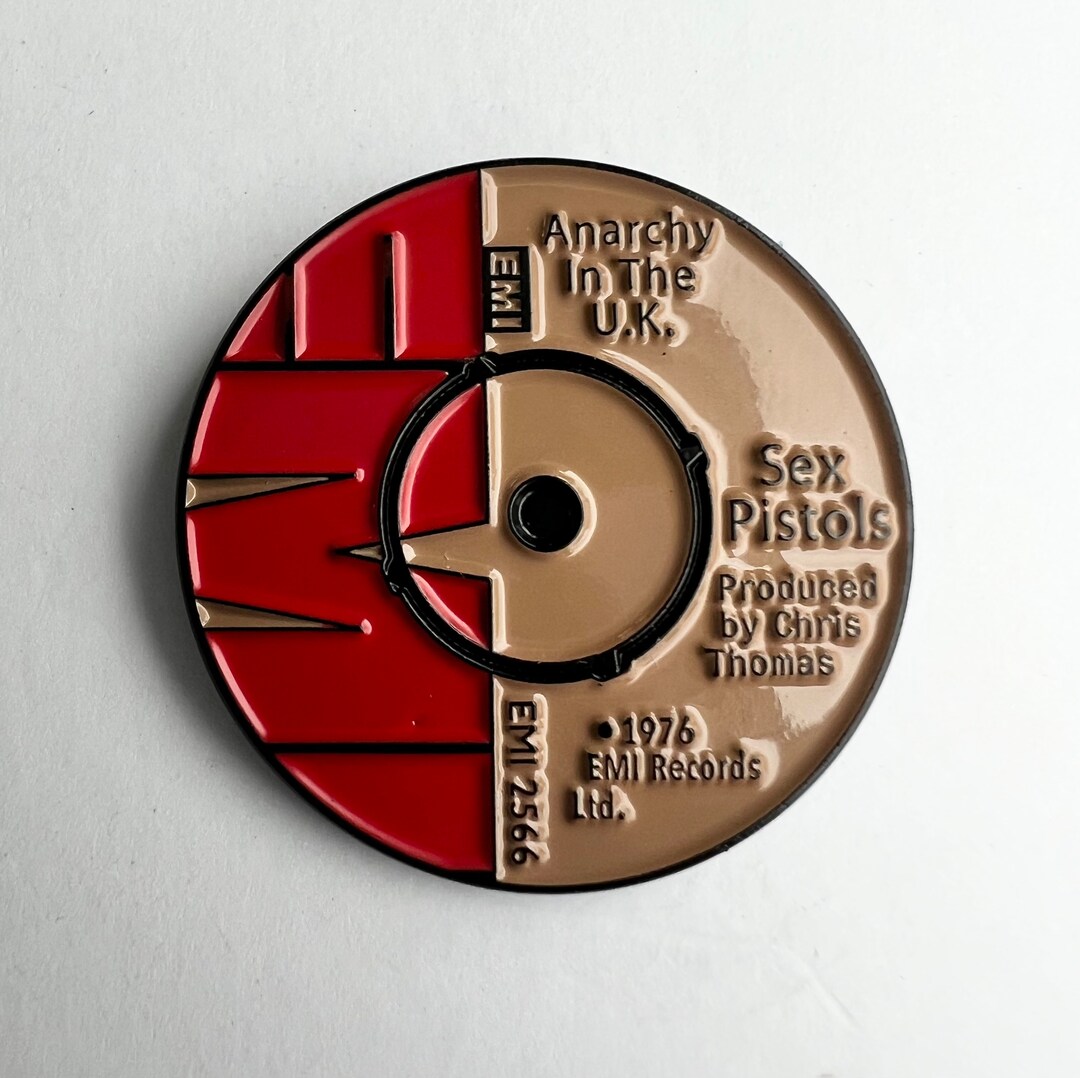 Punk Enamel Pins Sex Pistols Emi Includes Free Secure Padded Shipping Etsy 