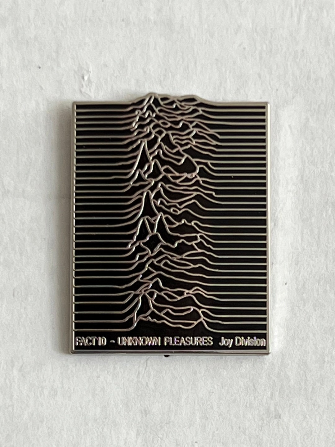 Punk Enamel Pins Joy Division Unknown Pleasures includes - Etsy
