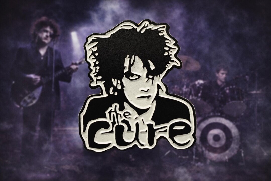 Robert Smith the Cure Enamel Pin Gothic Post Punk Band Collectible UK ...