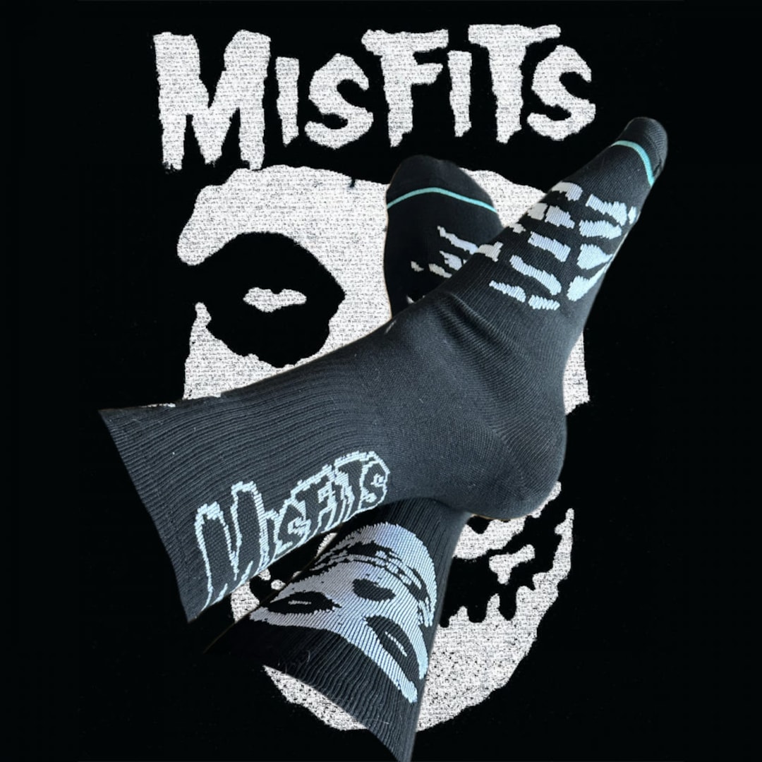 Misfits Crimson Ghost Socks pair - Etsy