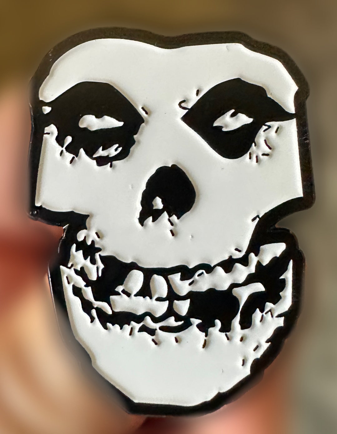 Punk Enamel Pins Misfits Crimson Ghost includes FREE Secure Padded ...