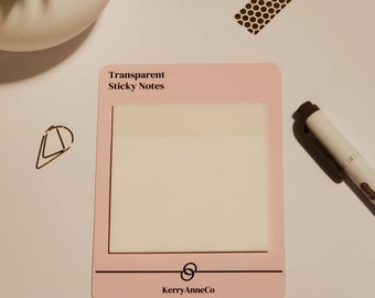 Transparent Sticky Notes - Etsy