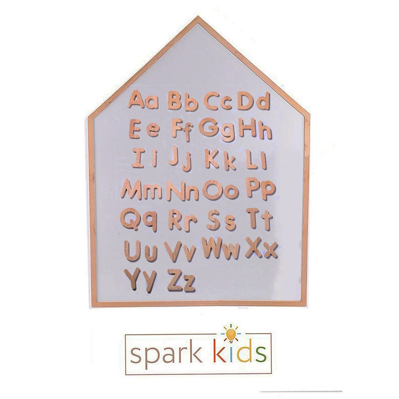 SPARK Kids - Magnetic Wooden Letter Alphabets Chunky Abcs for Toddlers ...