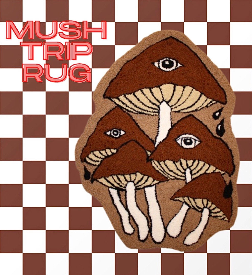 MUSH-TRIP RUG - Etsy