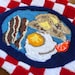 Breakfast Time Handmade Rug by Weird Shapes Studio - Etsy
