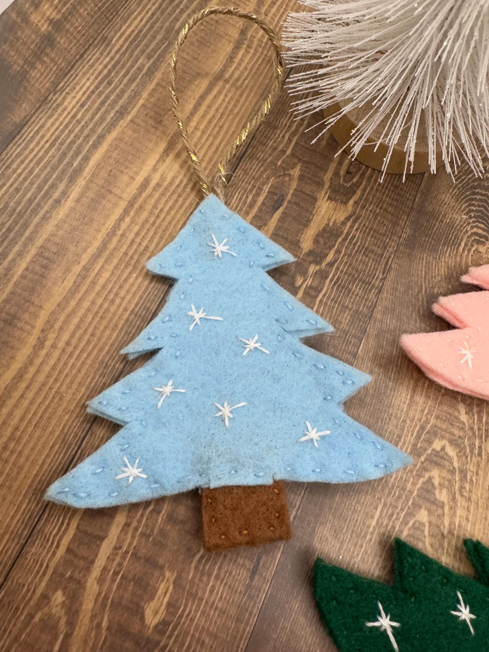 Felt Tree Ornaments - Etsy