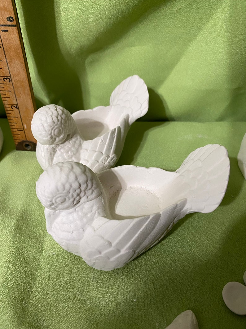 Ceramic Dove Tealight Candle Holders - Etsy