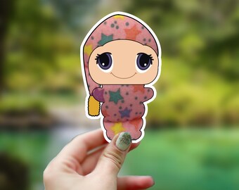 Glow Worm Sticker - Etsy