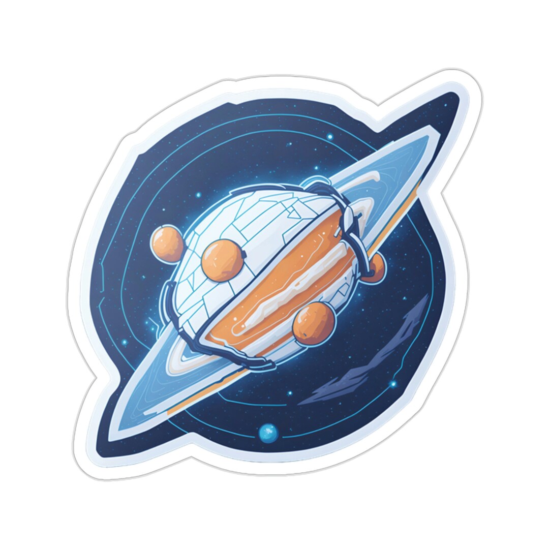 A Cosmic Civilization Constellation Sticker for Space Fans Resembling ...