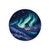 Aurora Arctic Sky Sticker Northern Lights Captures the Splendor of the ...